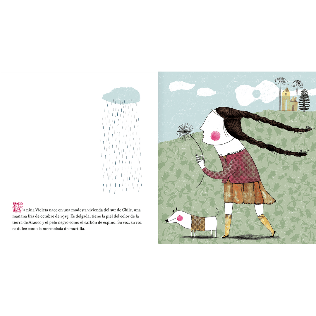 Libro para niños "La niña Violeta" | Editorial Amanuta – Amanuta