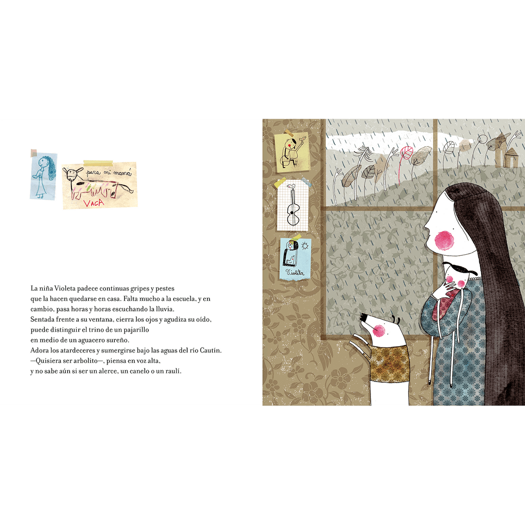 Libro para niños "La niña Violeta" | Editorial Amanuta – Amanuta
